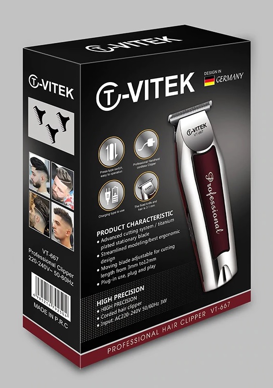 Машинки для стрижки волос Vitek: обзор триммеров и машинок, их ...